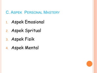 Personal mastery | PPTX