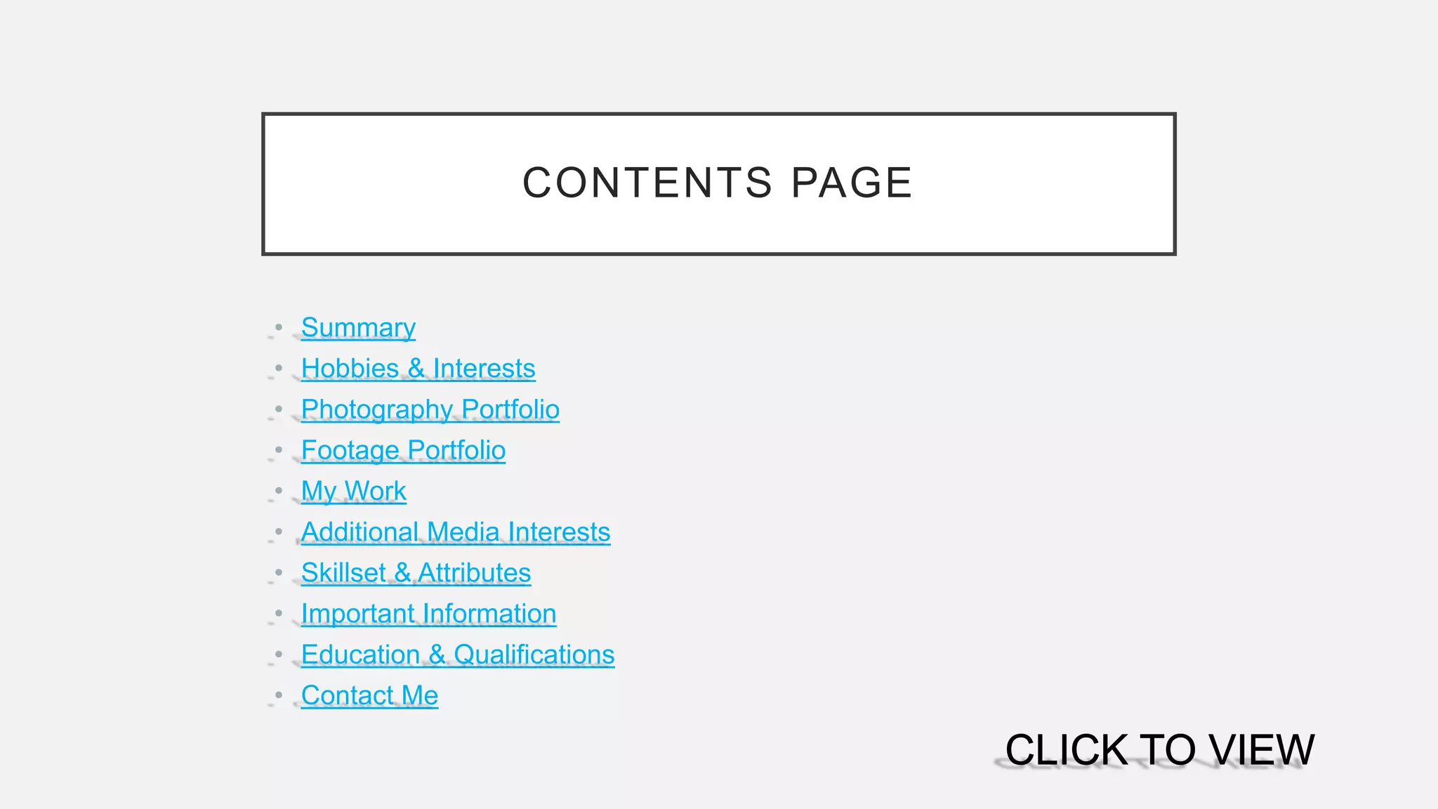 Personal Media Profile | PPT