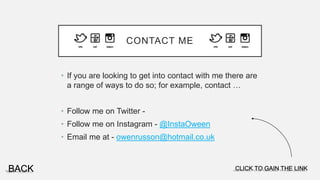 Personal Media Profile | PPTX