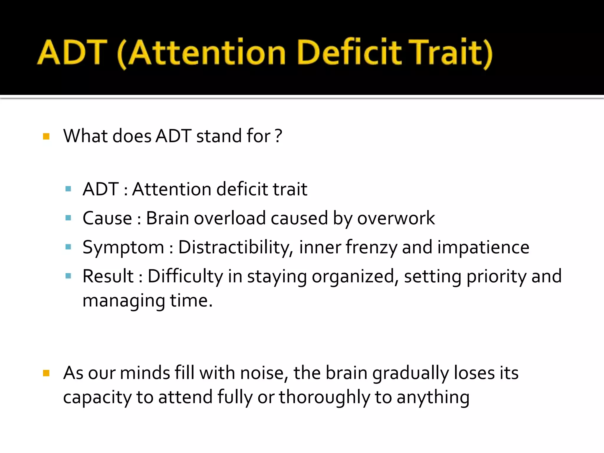 Over loaded circuits (Why smart people under perform) | PPTX