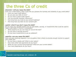 Personal money mgmt credit cards | PPT