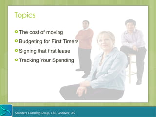 Personal money mgmt living on your own | PPT