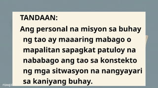 PERSONAL NA MISYON SA BUHAY ESP GRADE 9.pptx