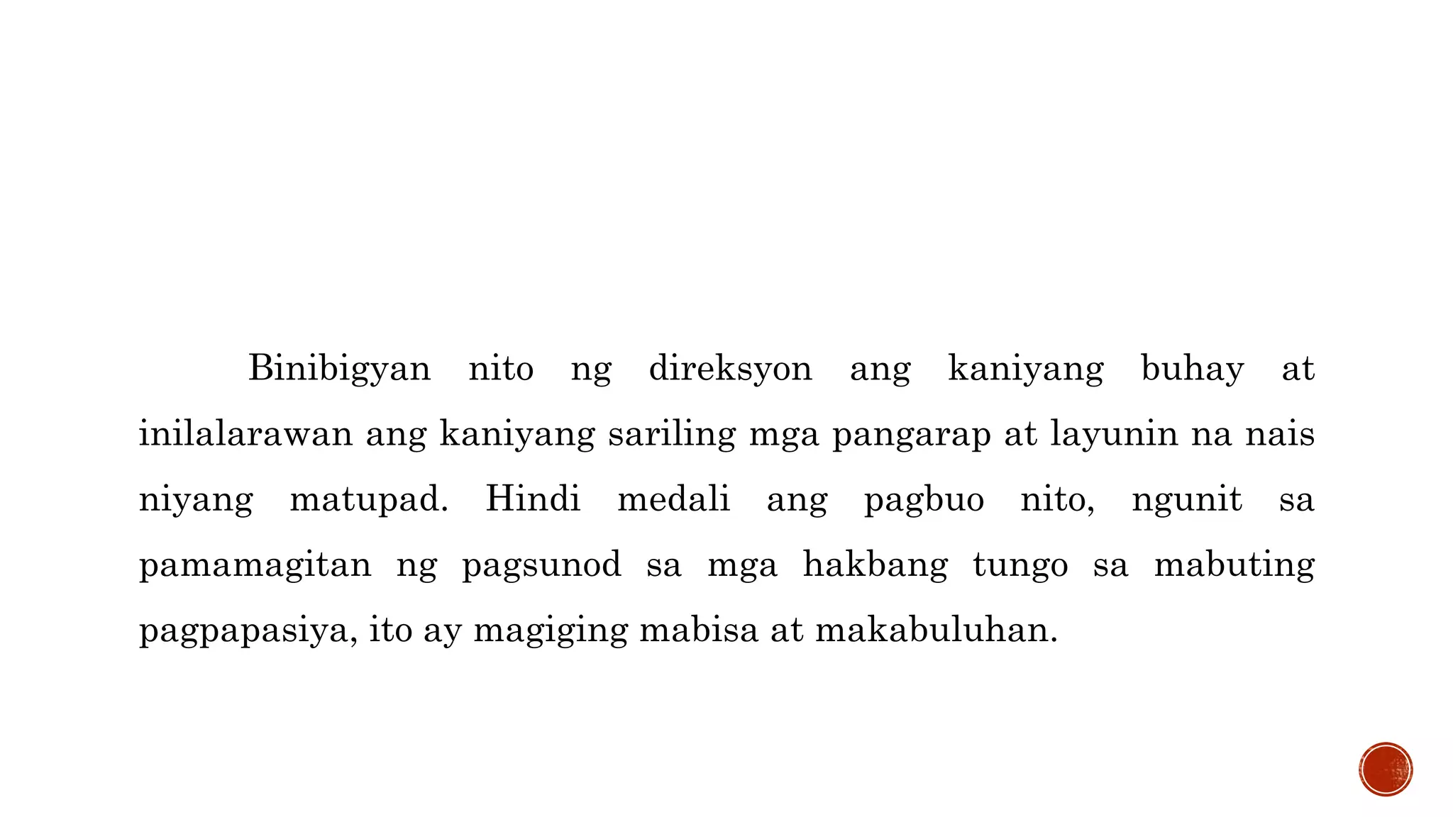 Personal na Pahayag ng Misyon sa Buhay | PPTX