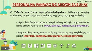 PERSONAL NA PAHAYAG NG MISYON SA BUHAY.pptx