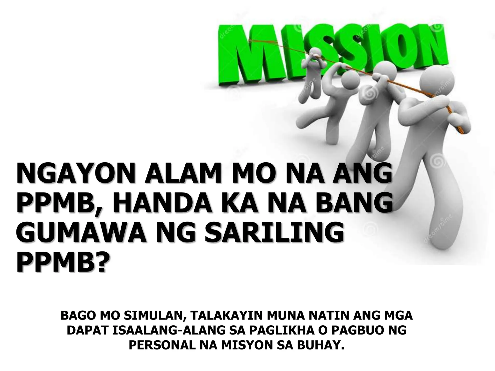 PERSONAL NA PAHAYAG NG MISYON SA BUHAY REAL.pptx