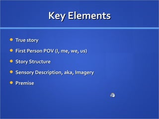 Personal narrative | PPT