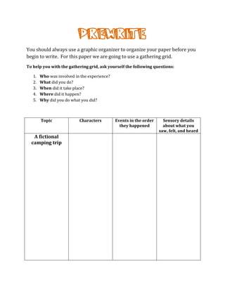 Personal narrative | PDF