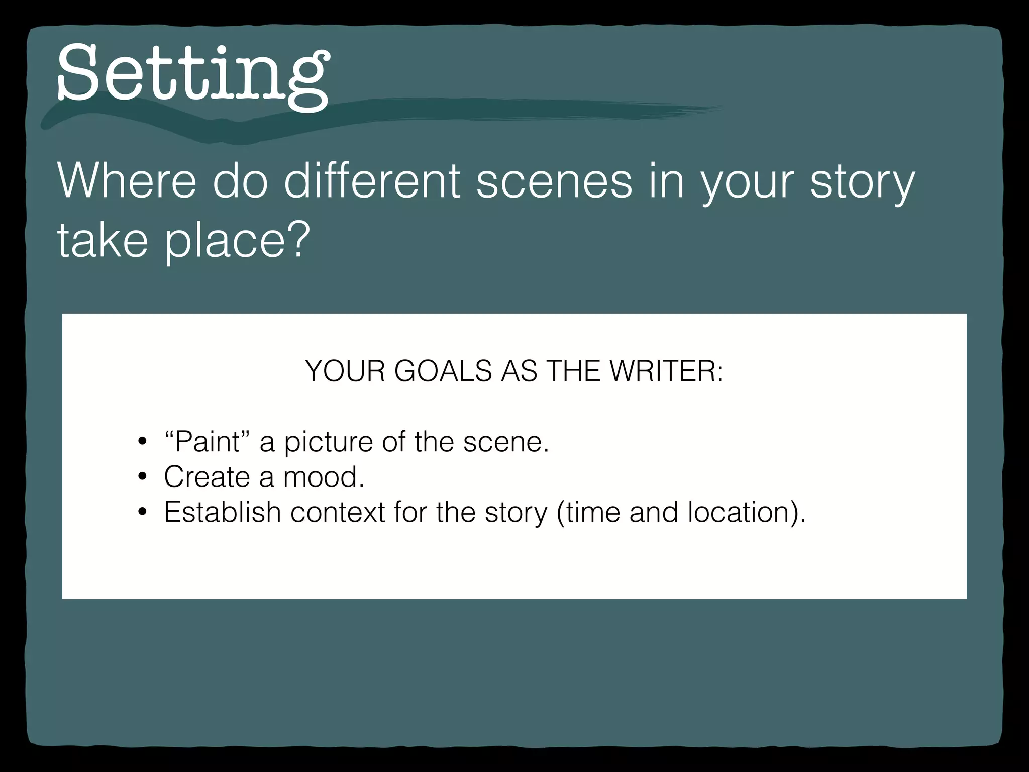 Personal Narrative Elements | PDF