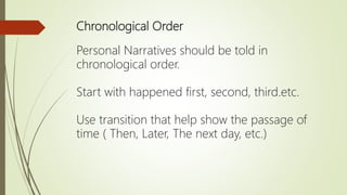 Personal narrative | PPTX