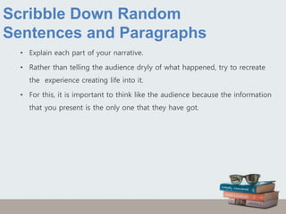 Personal narrative - How to write a personal narrative? | PPTX