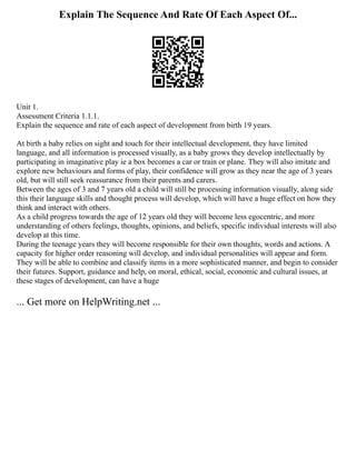 Personal Narrative Descriptive Writing Rubric | PDF