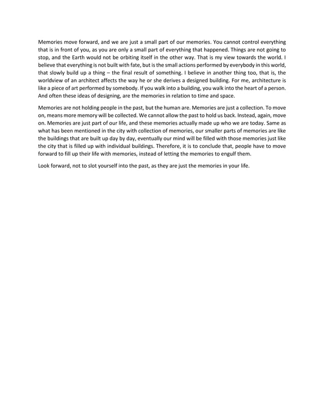 Personal Narrative Essay | PDF