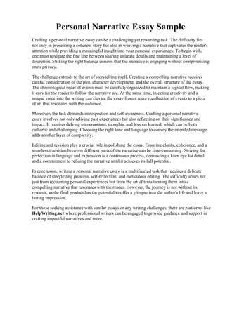 Personal Narrative Essay Sample.pdf