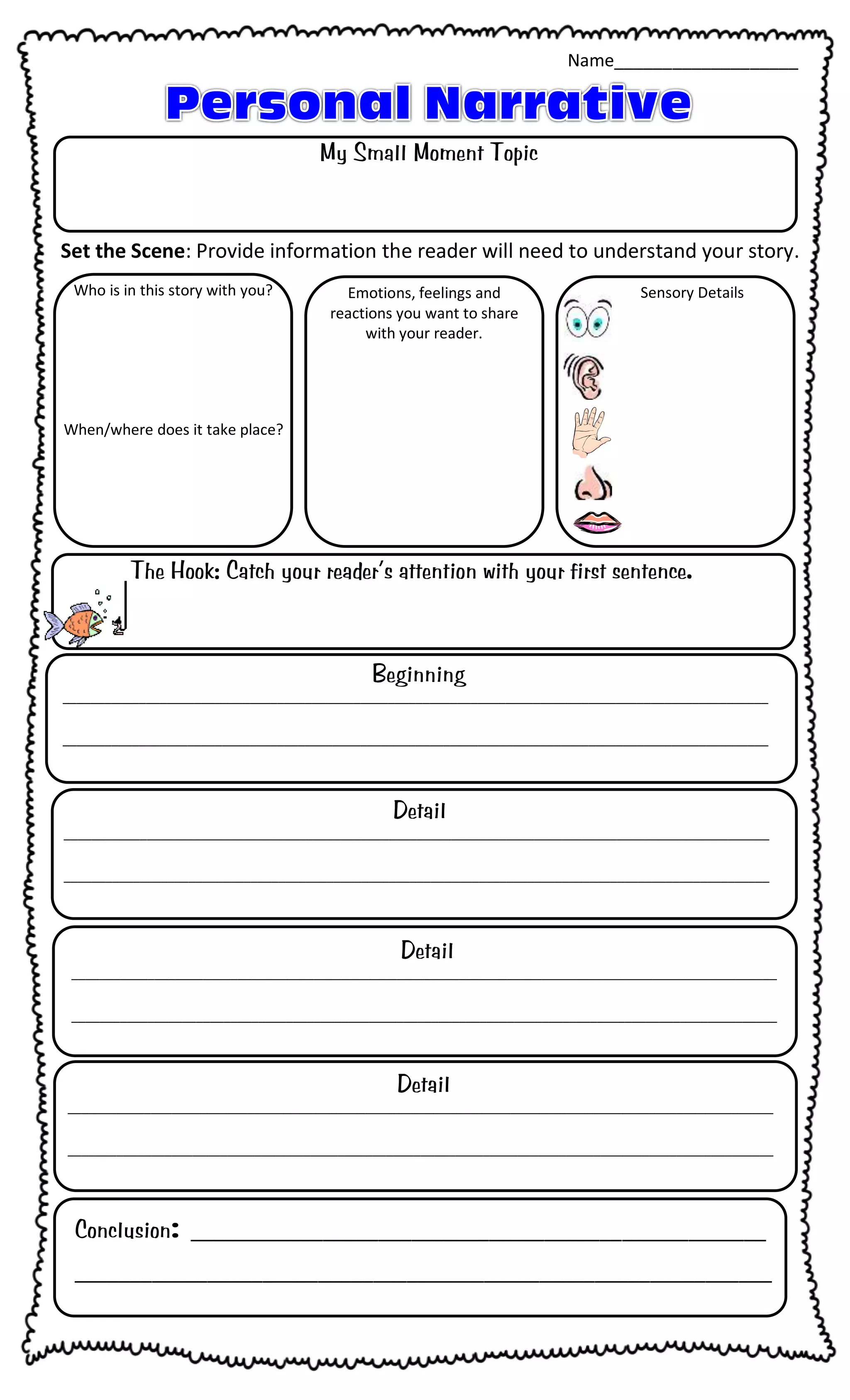 Personal narrative graphic_organizer_hook | PDF