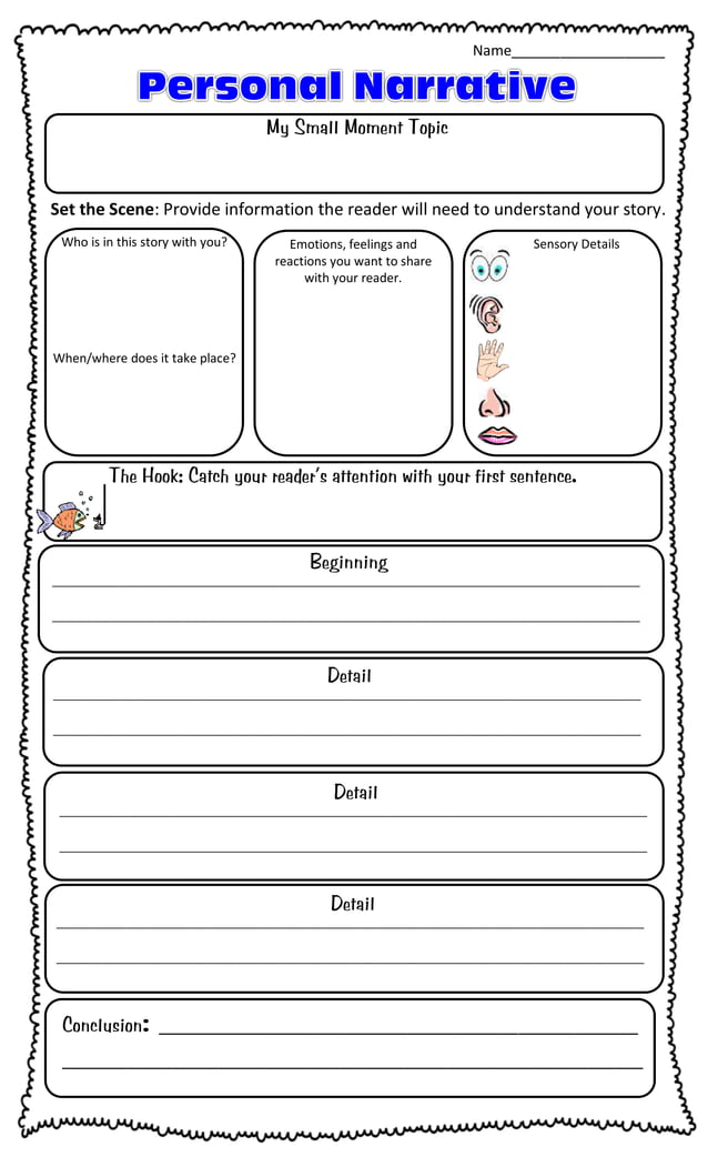 Personal narrative graphic_organizer_hook | PDF