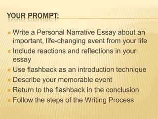 Personal narrative powerpoint | PPTX