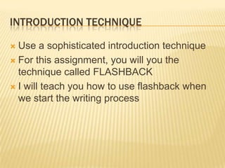 Personal narrative powerpoint | PPTX