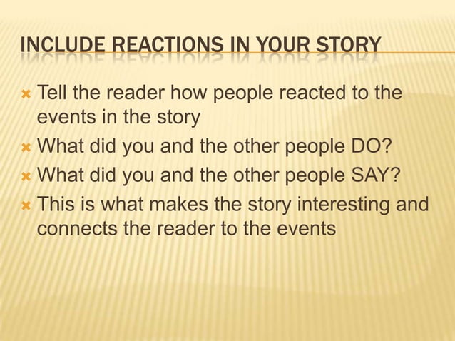 Personal narrative powerpoint | PPTX