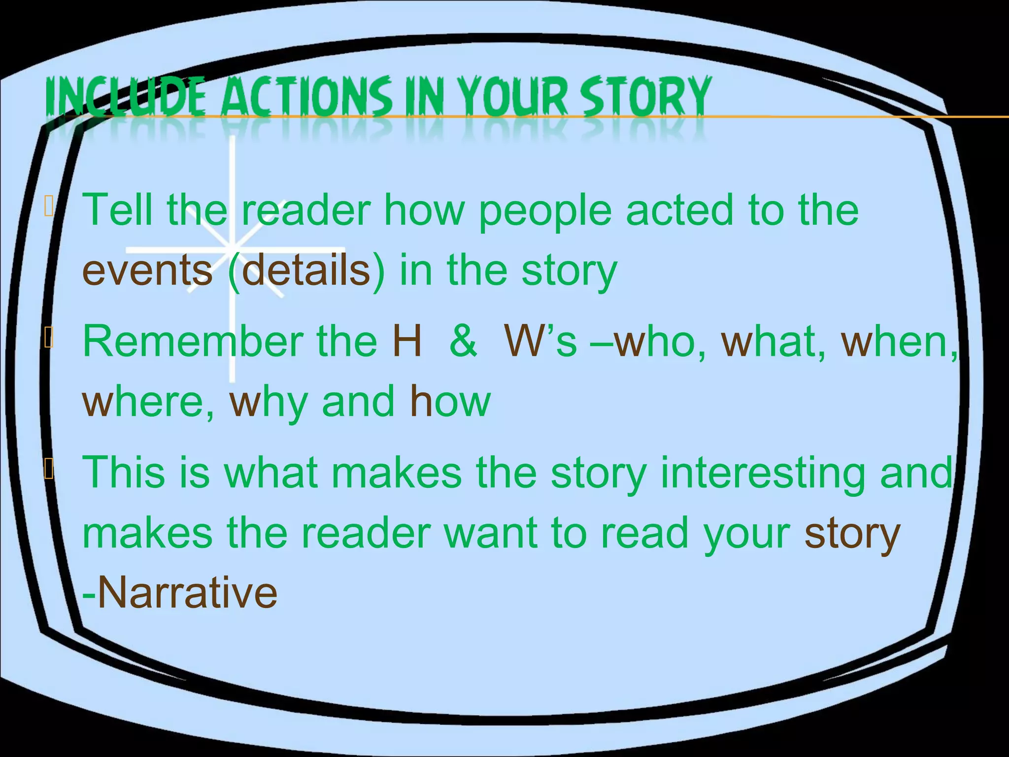 Writing a Narrative | PPT
