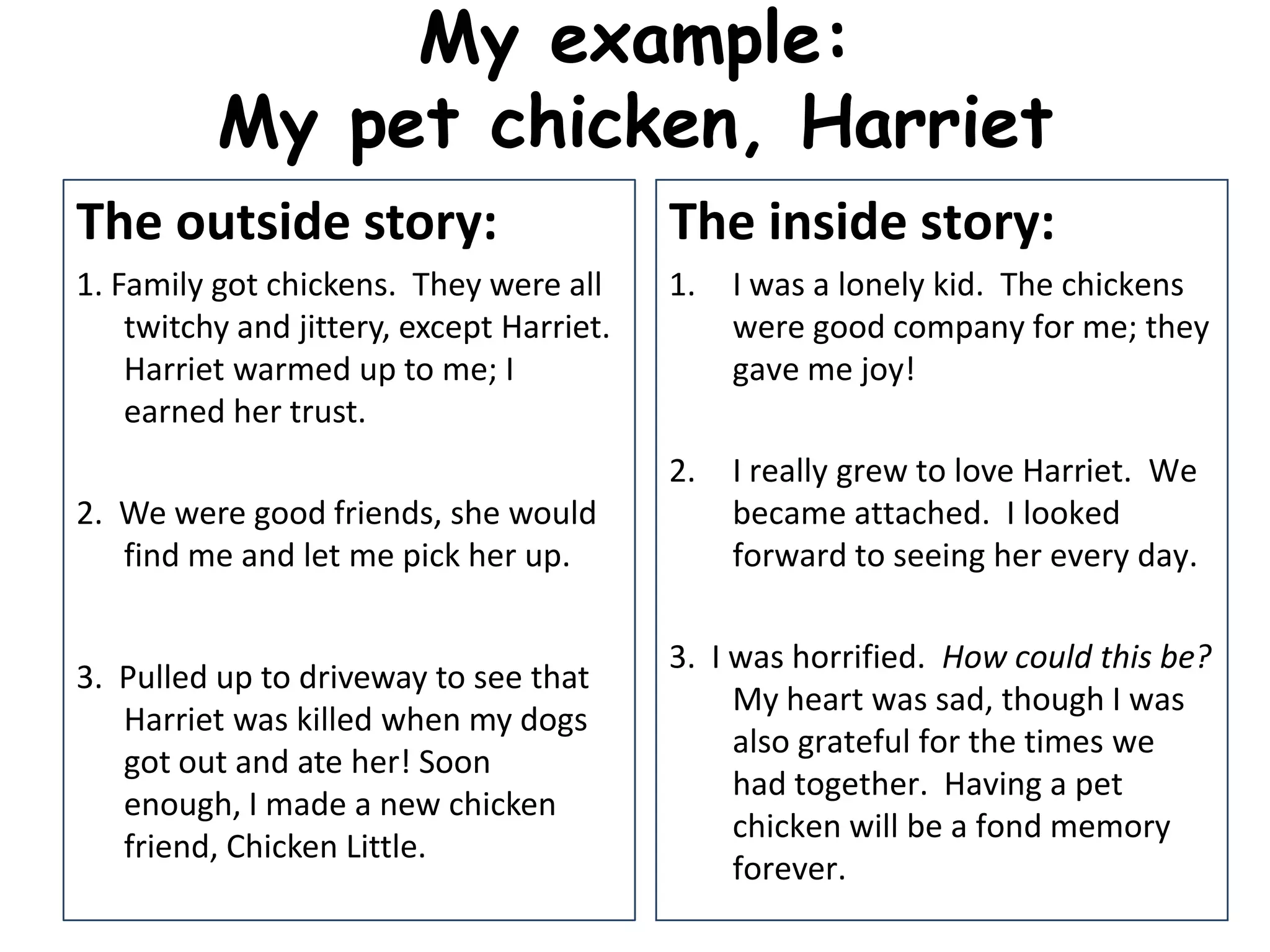 Personal narrative rough draft | PPT