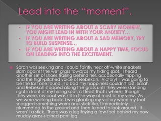 Personal narrative writing the introduction | PPT