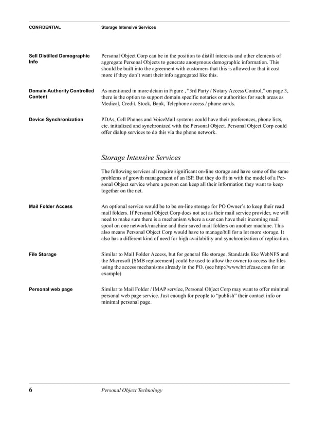 Personal Object Technology | PDF