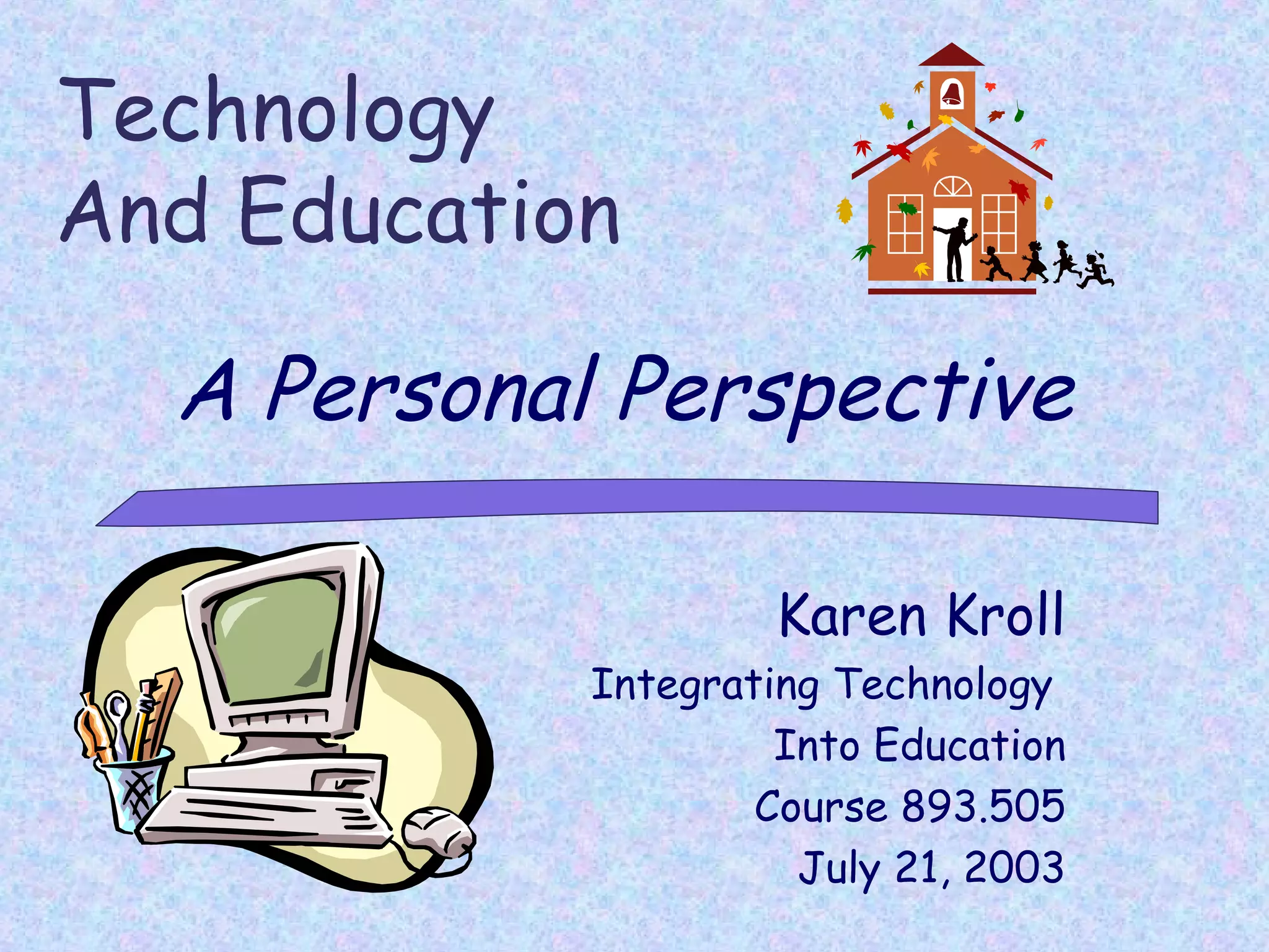 Personal perspective | PPT