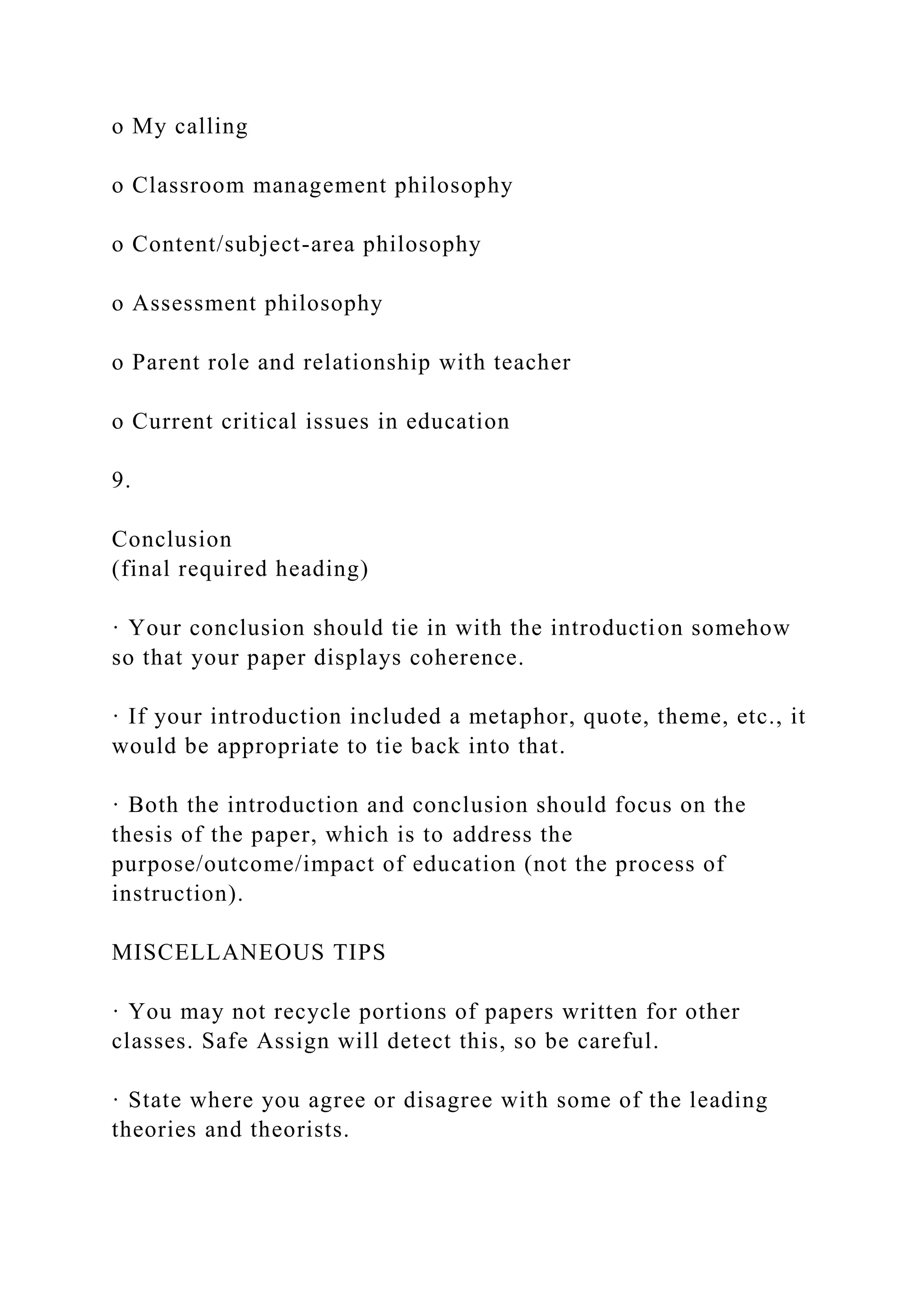 Personal Philosophy of Education Paper Instructions & Rubrics.docx