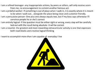 Personal presentation | PPT