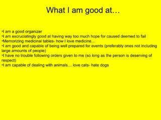 Personal presentation | PPT