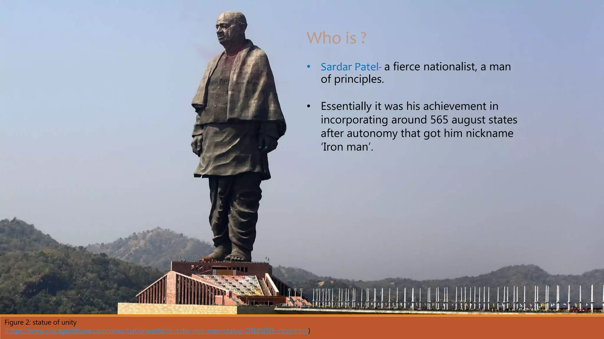 statue of unity | PPTX
