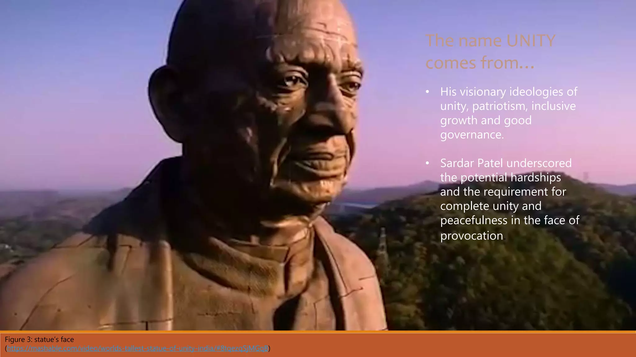 statue of unity | PPTX