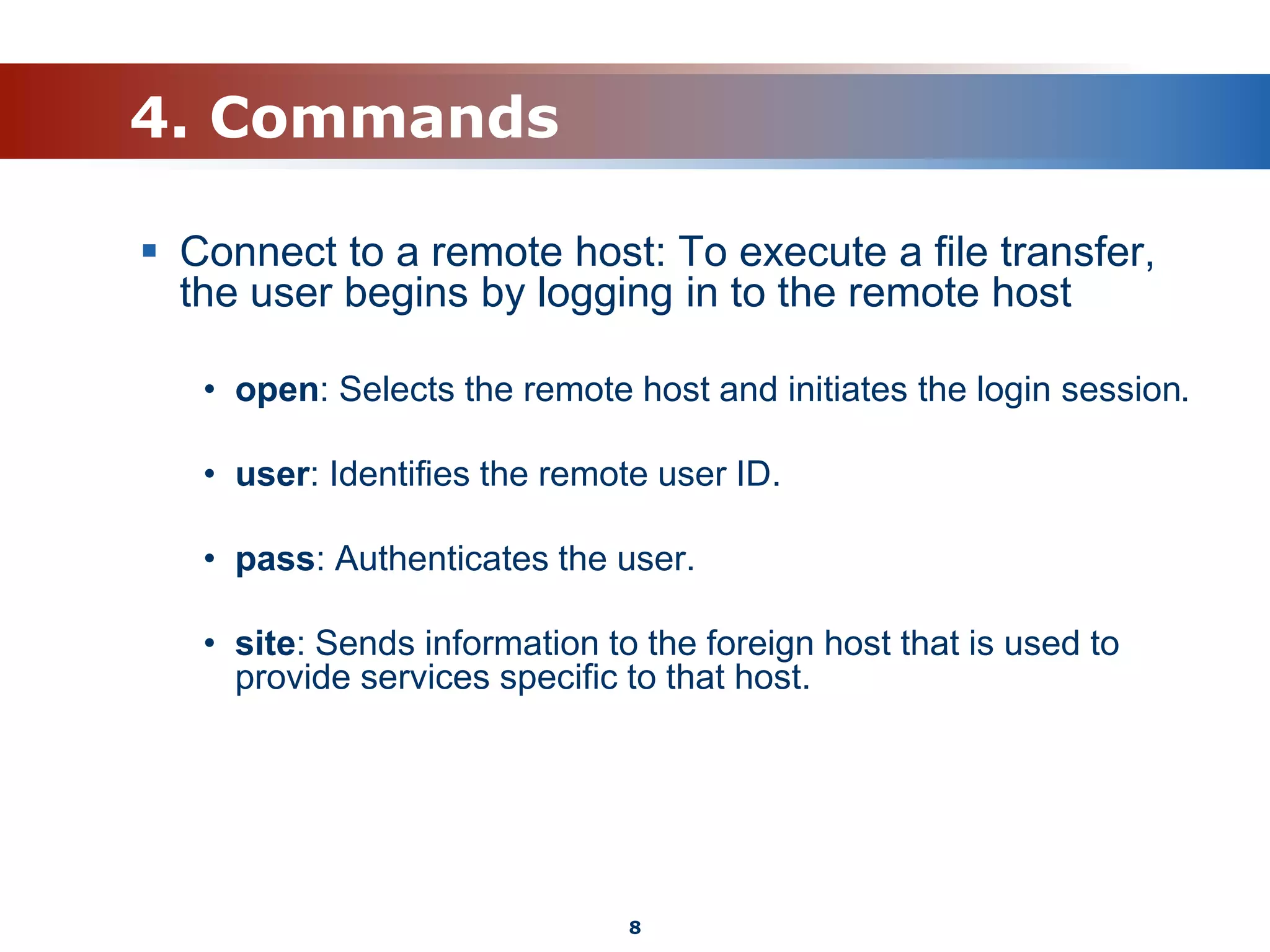 File Transfer Protocol | PPTX
