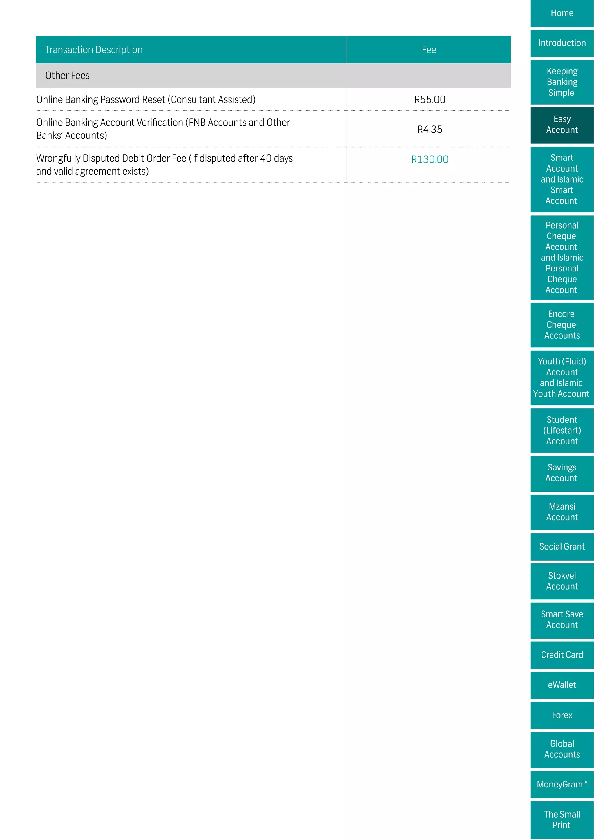 Personal Pricing Guide from FNB | PDF