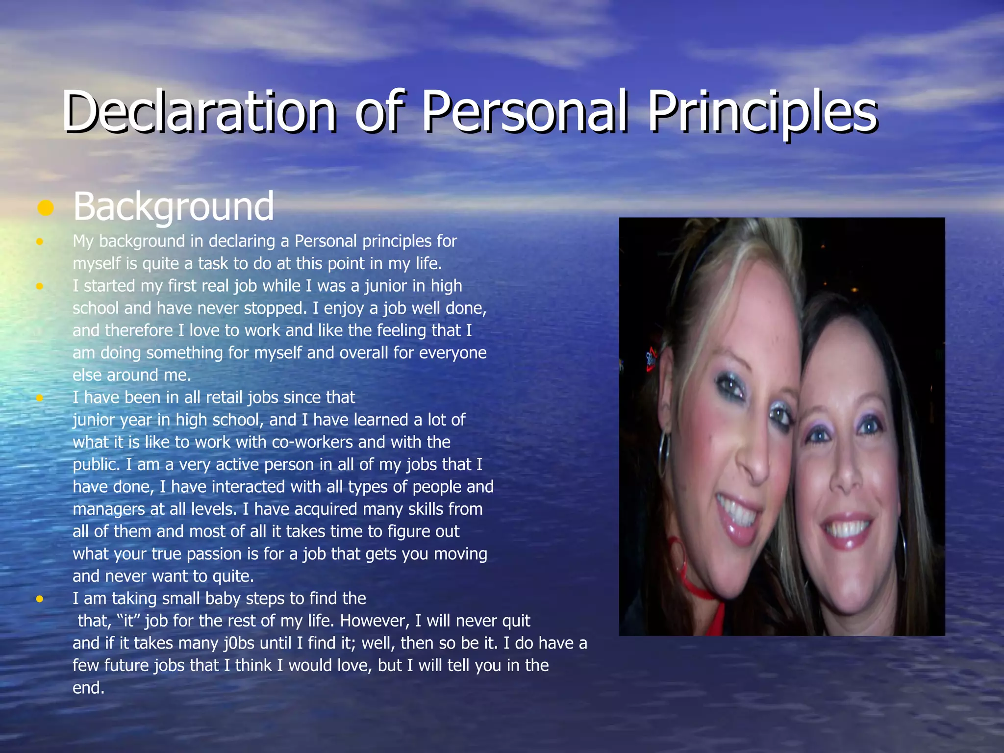 Personal Principles Jenny Kuhn | PPT