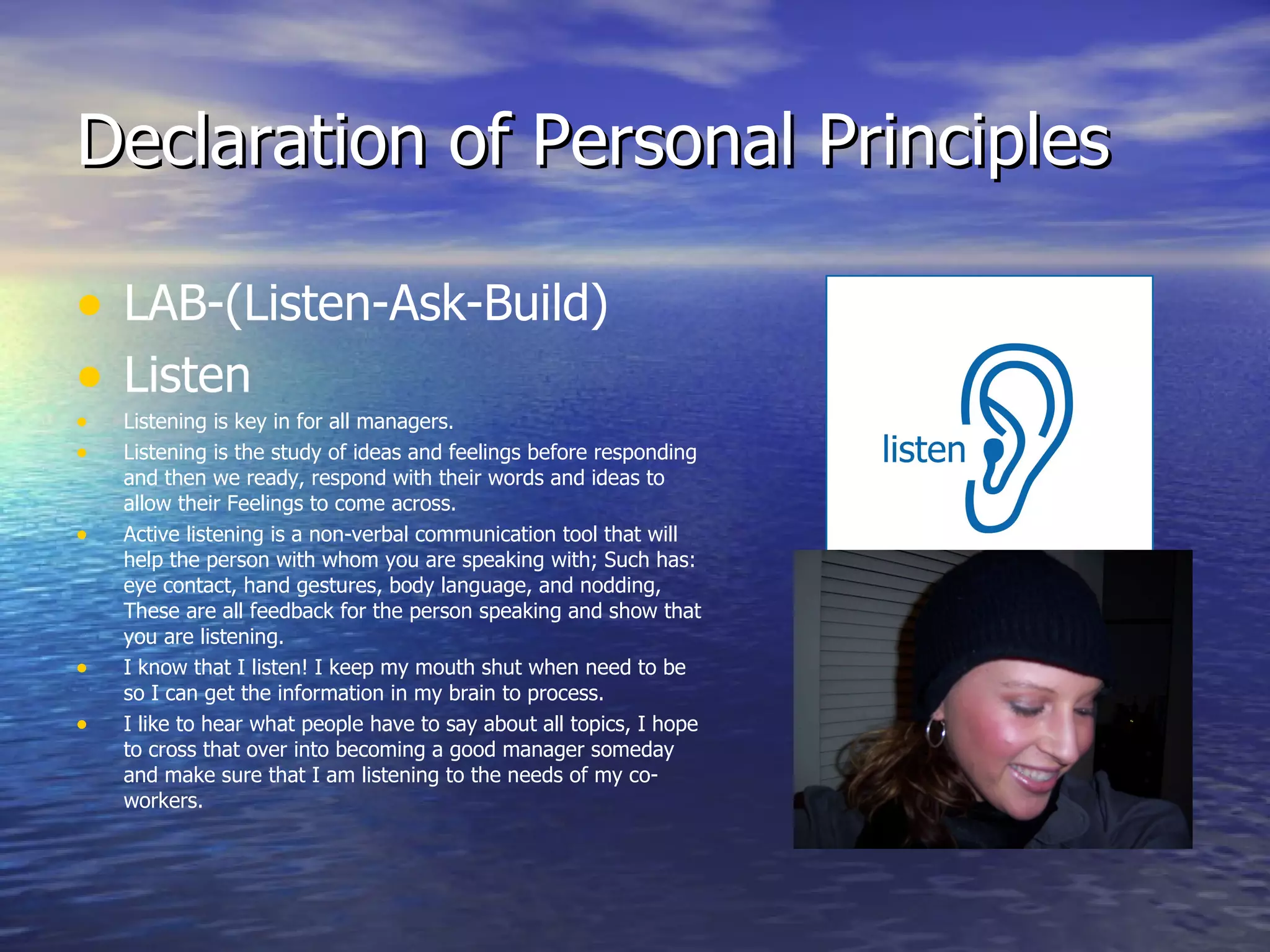 Personal Principles Jenny Kuhn | PPT