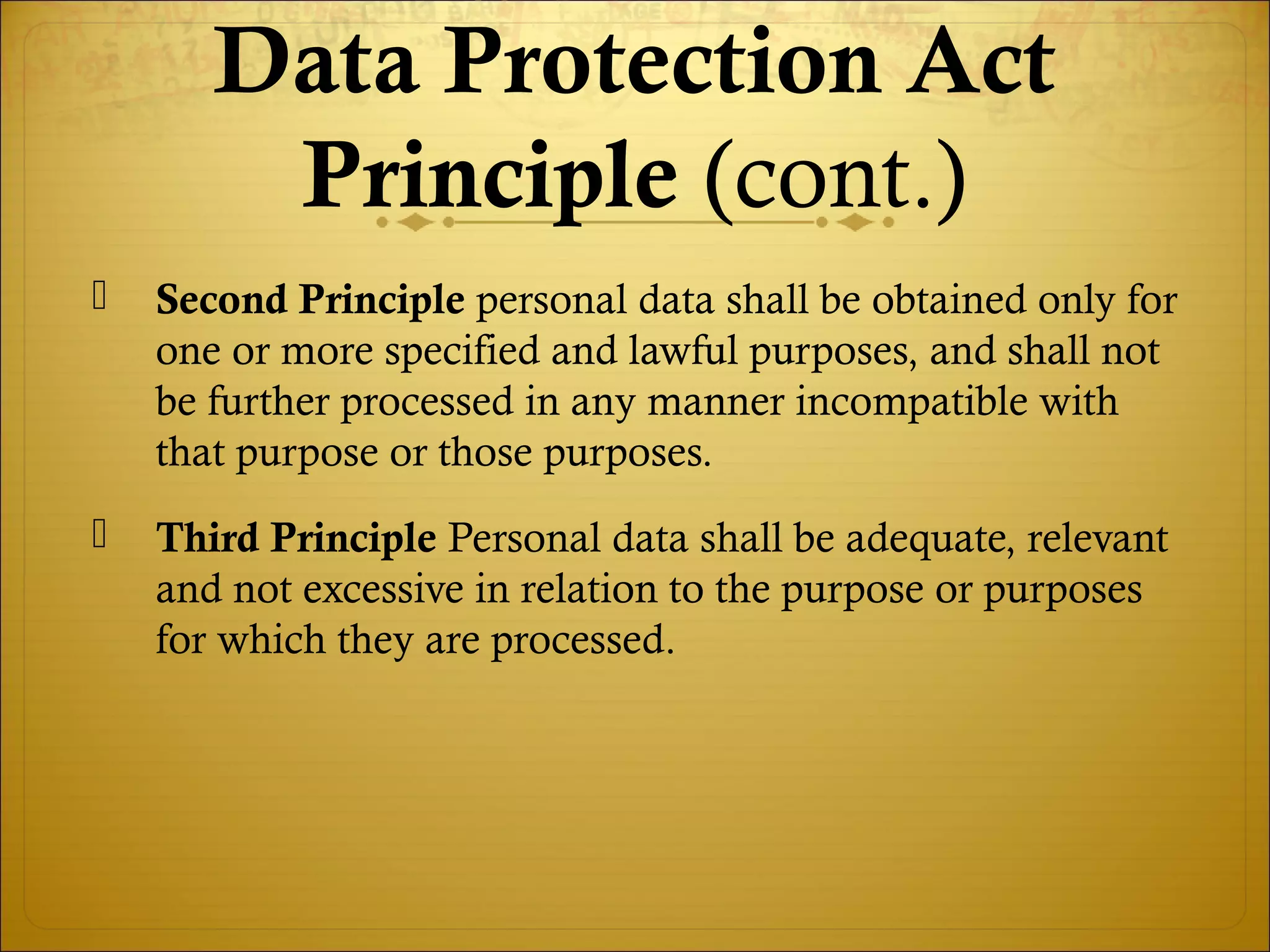 Personal privacy and computer technologies | PPT