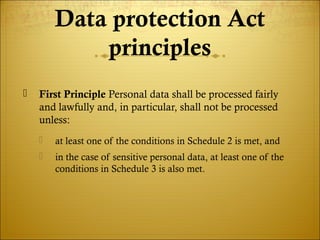 Personal privacy and computer technologies | PPT