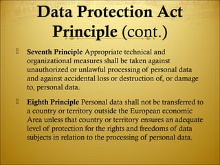 Personal privacy and computer technologies | PPT
