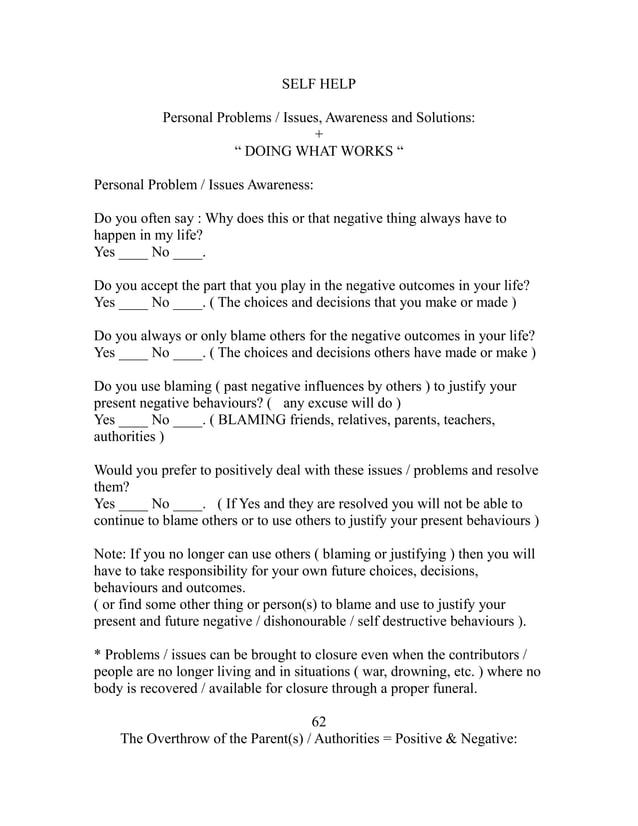 Personal problem solving | PDF