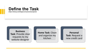 Aina Alive: Personal Productivity with Scrum & Kanban | PPT
