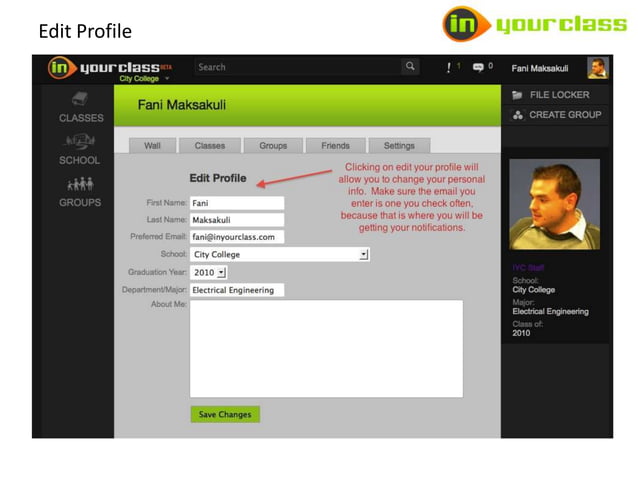 Personal profile | PPTX