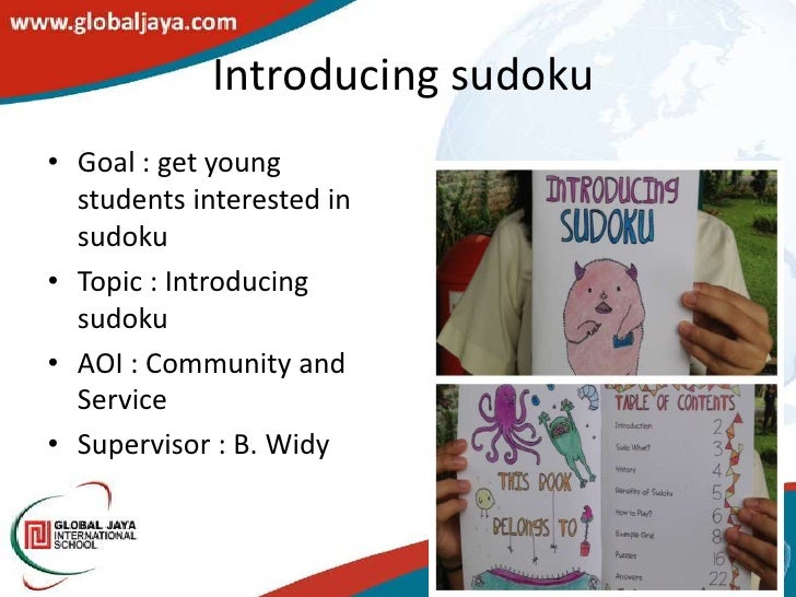 GJIS' IB MYP Personal Project Sample