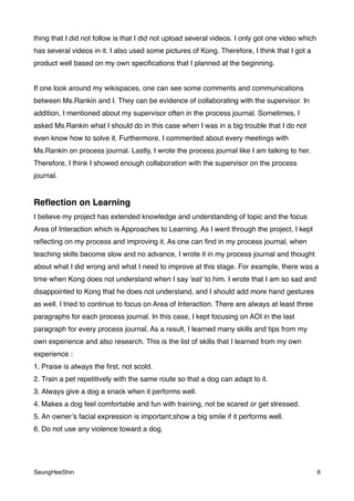 Personal project report | PAGES