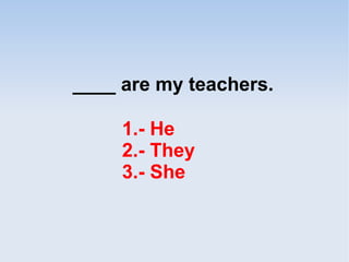 Personal pronouns | PPT