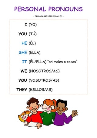 Personal pronouns | PDF