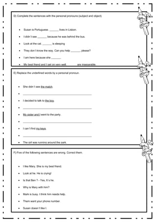 Personal Pronouns | DOC