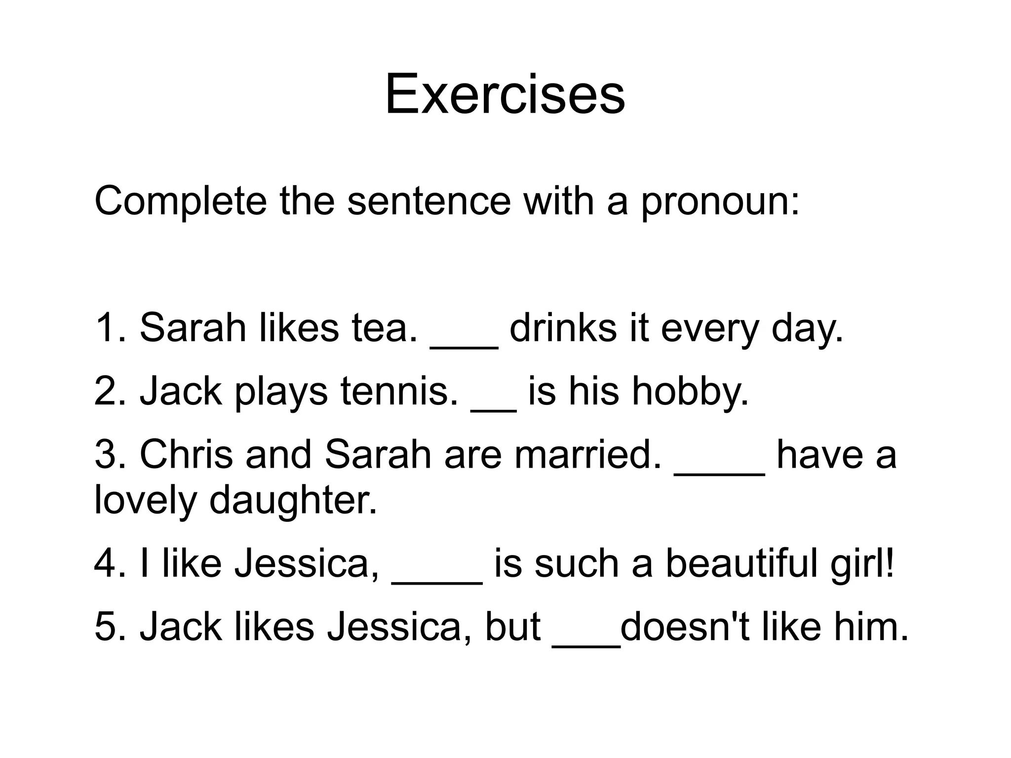 Personal pronouns | PDF