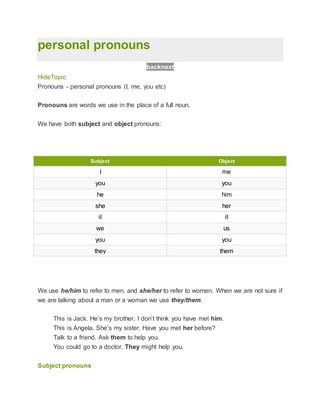 basic grammar | DOCX